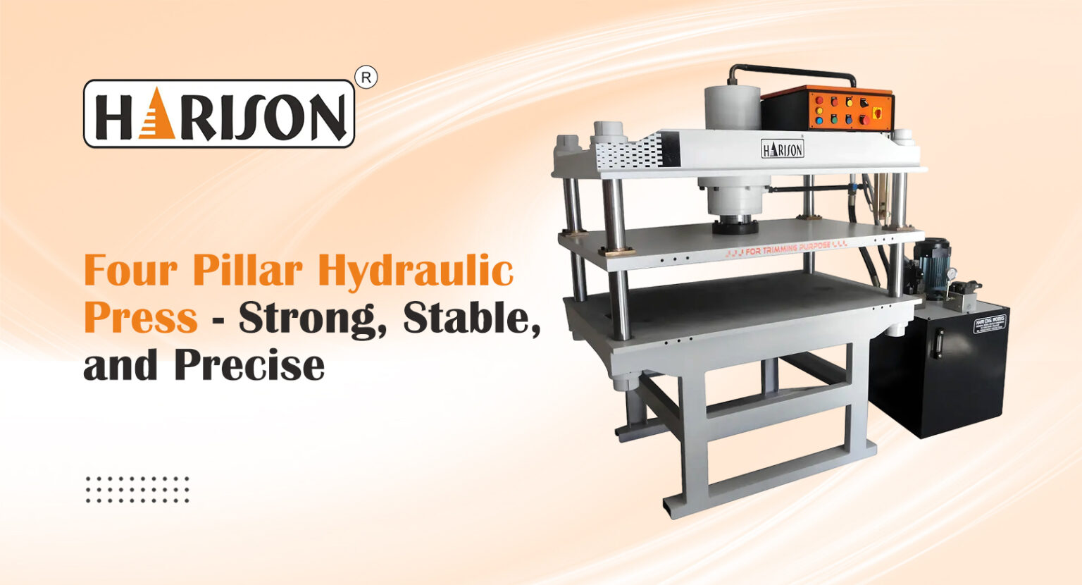 Four Pillar Hydraulic Press – Strong & Precise Machine